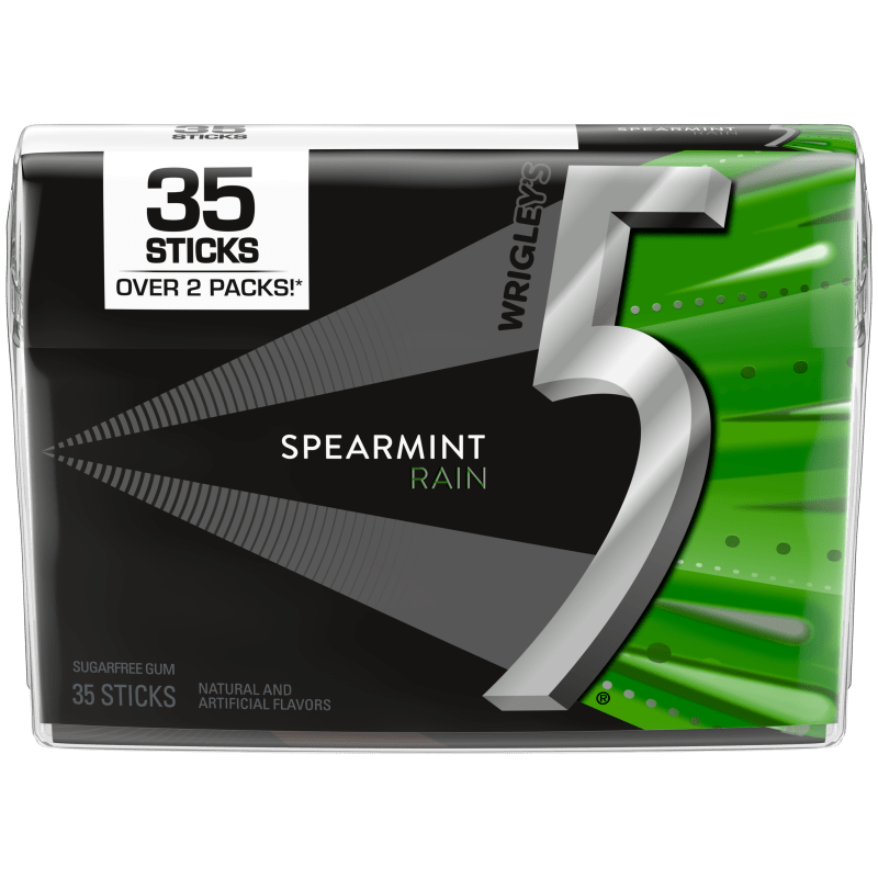 5 Gum React Mint Sugarfree Chewing Gum, Single Pack | 5 Gum