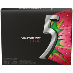 5 Gum Watermelon Prism Sugarfree Chewing Gum, Single Pack | 5 Gum