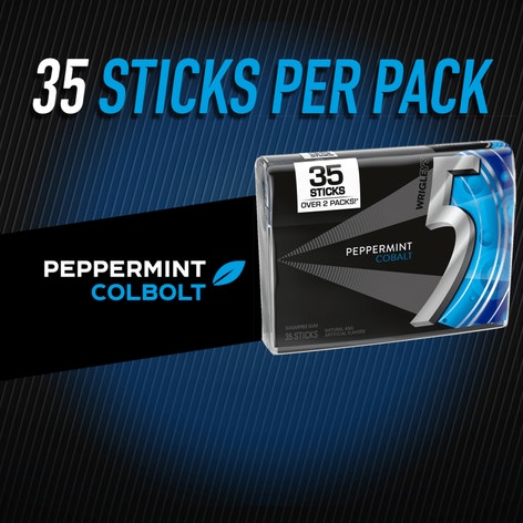 5 Gum Peppermint Cobalt Sugarfree Chewing Gum, 35-Stick Pack | 5 Gum