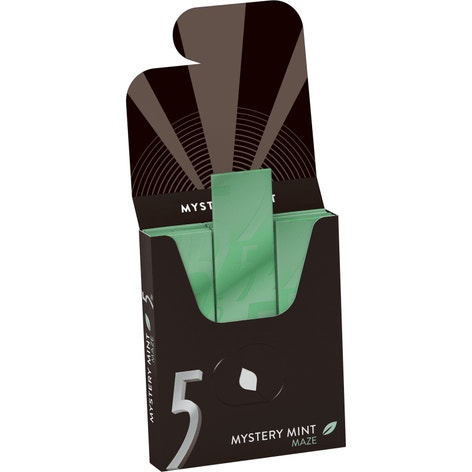 5 Gum Sweet Mint Sugarfree Chewing Gum, Single Pack | 5 Gum