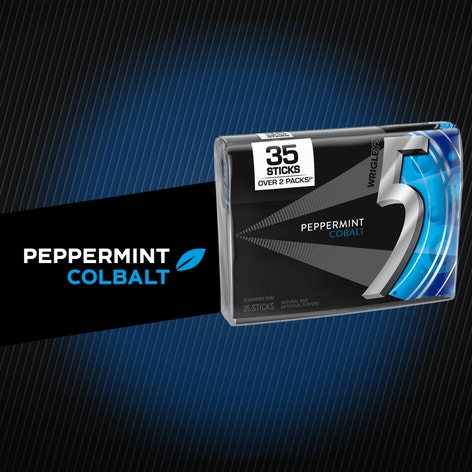 5 Gum Peppermint Cobalt Sugarfree Chewing Gum, 35-Stick Pack | 5 Gum