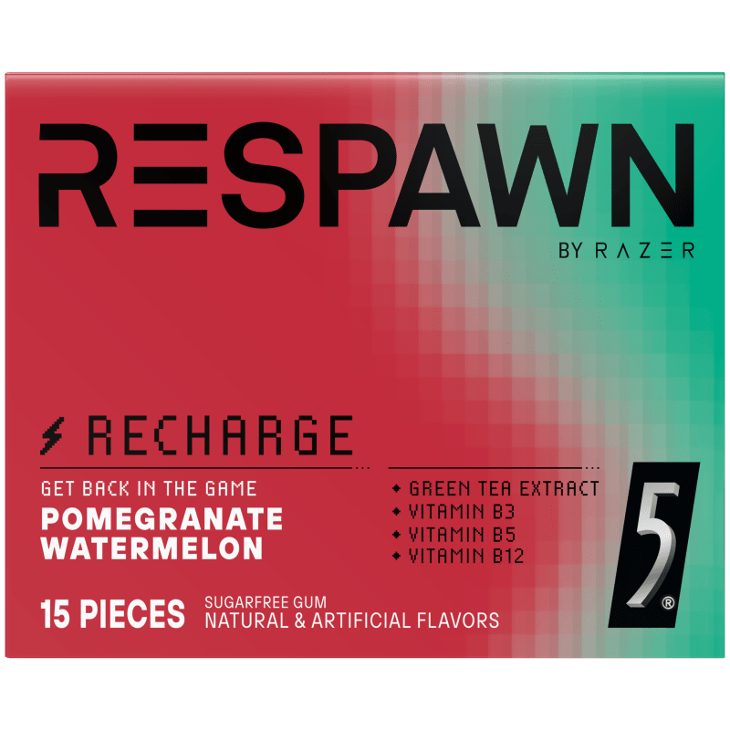 5 Gum RPM Mint Sugarfree Chewing Gum, Single Pack | 5 Gum